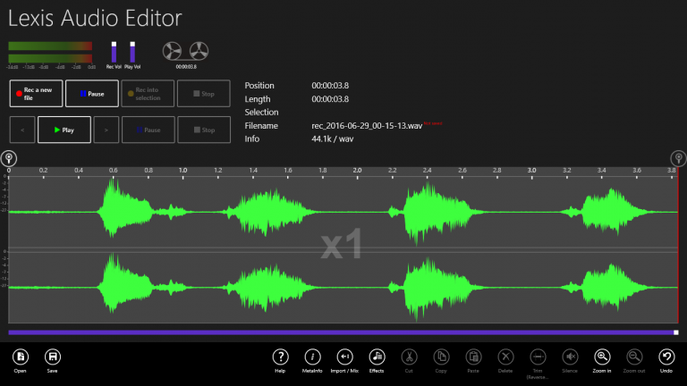 Windows – Lexis Audio Editor