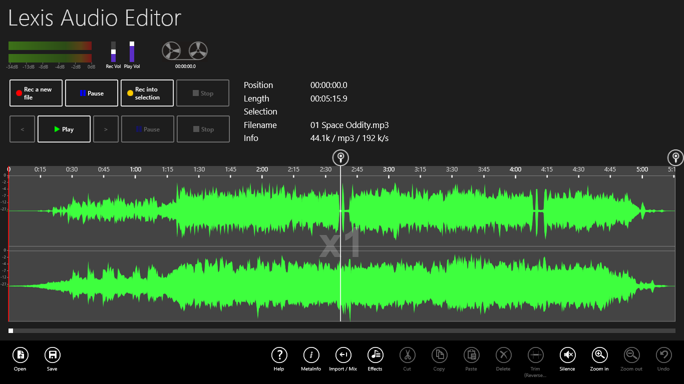 Define a selection – Windows – Lexis Audio Editor Define a selection – Windows – Lexis Audio Editor