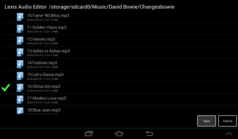 Tutorial Android – Lexis Audio Editor