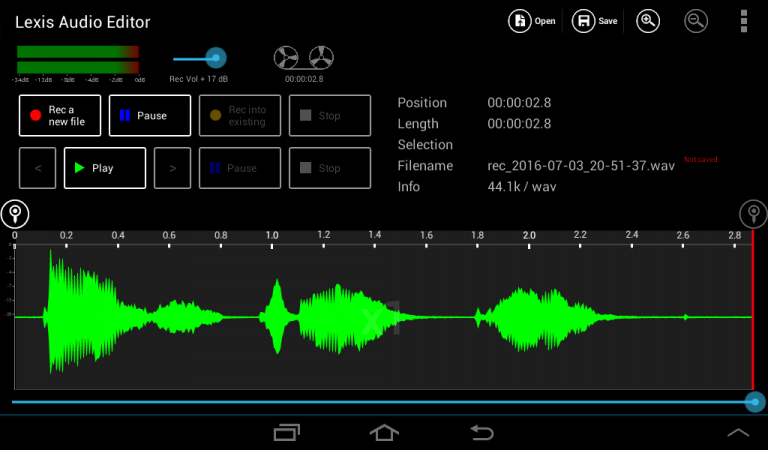 Tutorial Android – Lexis Audio Editor
