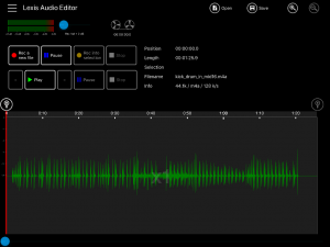 Mix two audio files – iOS – Lexis Audio Editor